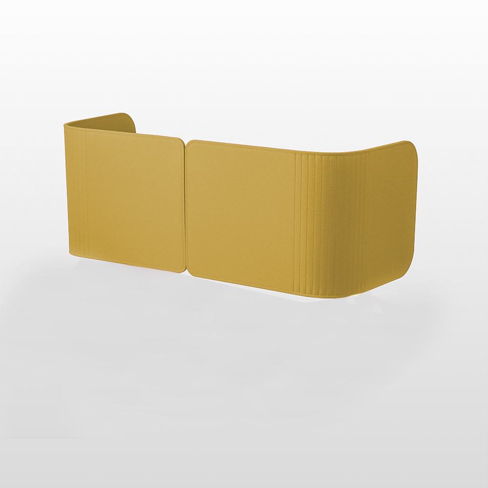 Steelcase FLEX CURVED SCREEN-PAIR ขนาด 120 x 45.7cm | Modernform