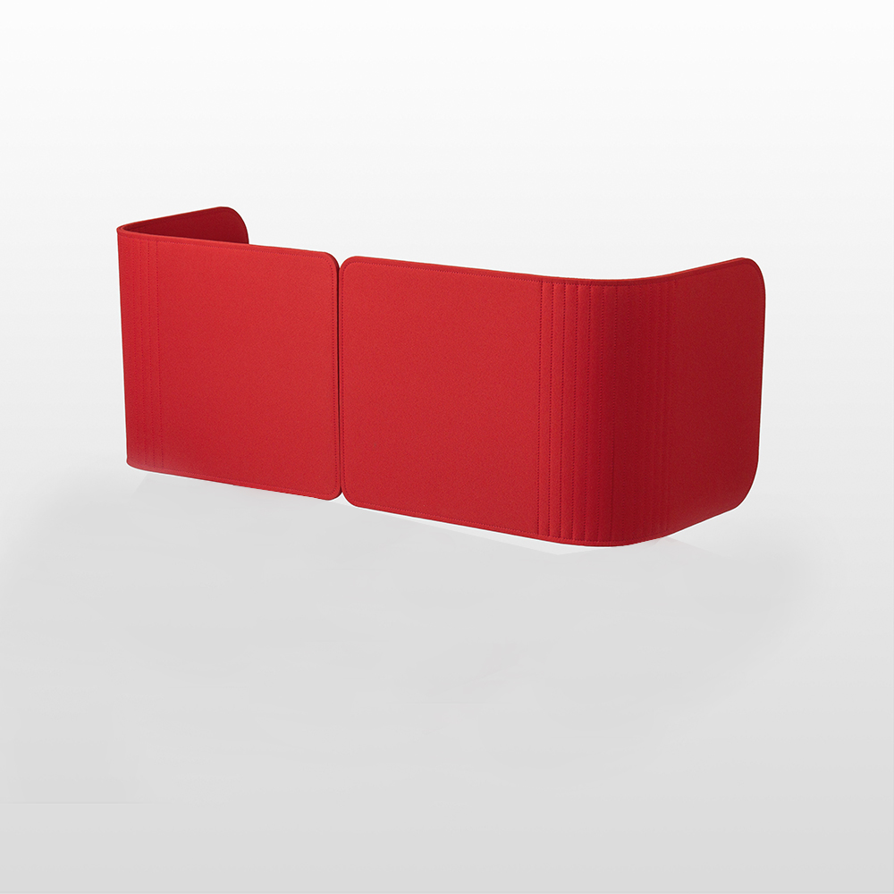 Steelcase FLEX CURVED SCREEN-PAIR ขนาด 160 x 45.7cm | Modernform