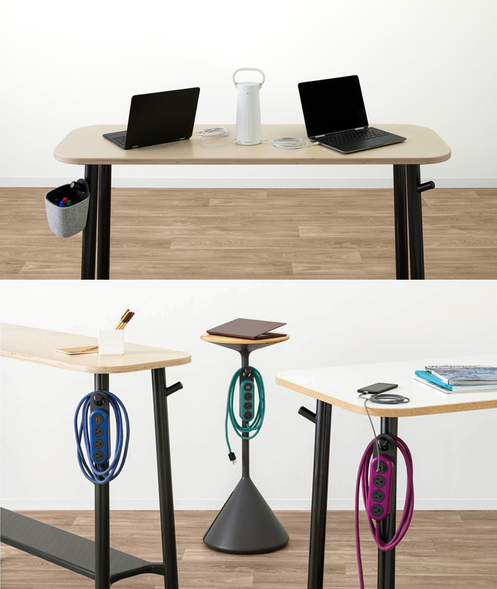 Steelcase โต๊ะทำงาน รุ่น Flex work table ขนาด W120XD60cm รับประกัน 12 ...