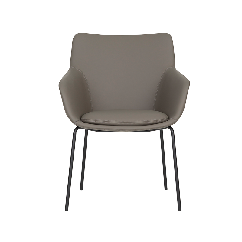 เก้าอี้ รุ่น FLYING-CH02 ขาอลู หุ้มหนังแท้ | Modernform