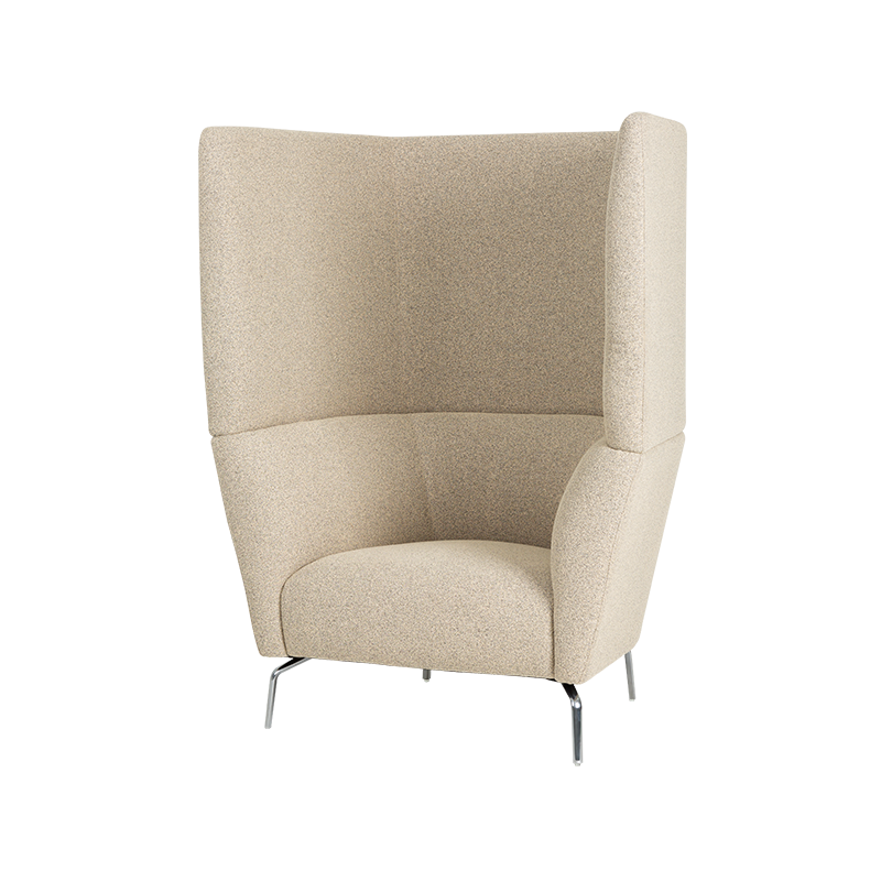 โซฟาเดี่ยว รุ่น KAS พนักพิงสูง หุ้มผ้า | Modernform