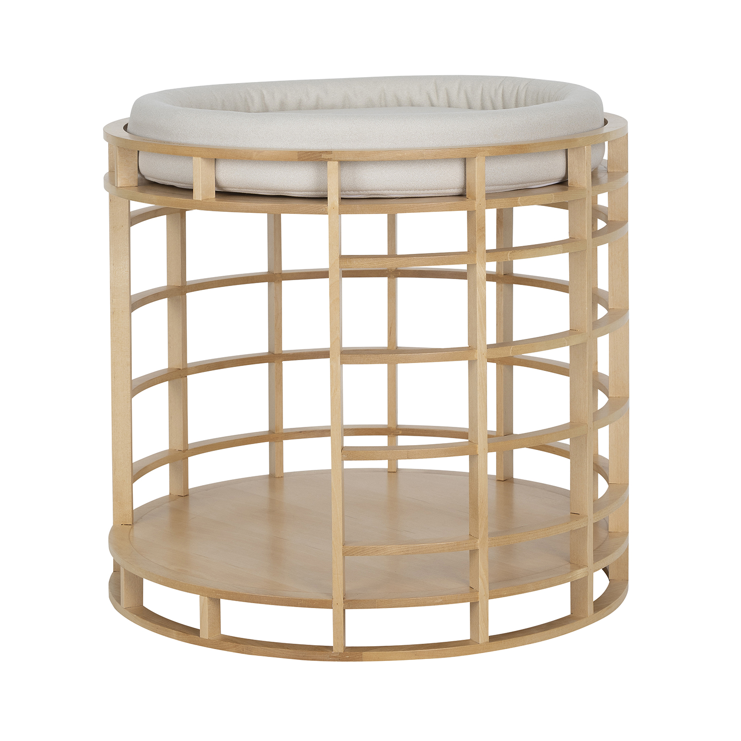 PET FURNITURE รุ่น MARU สีไม้บีช ผ้าครีม | Modernform