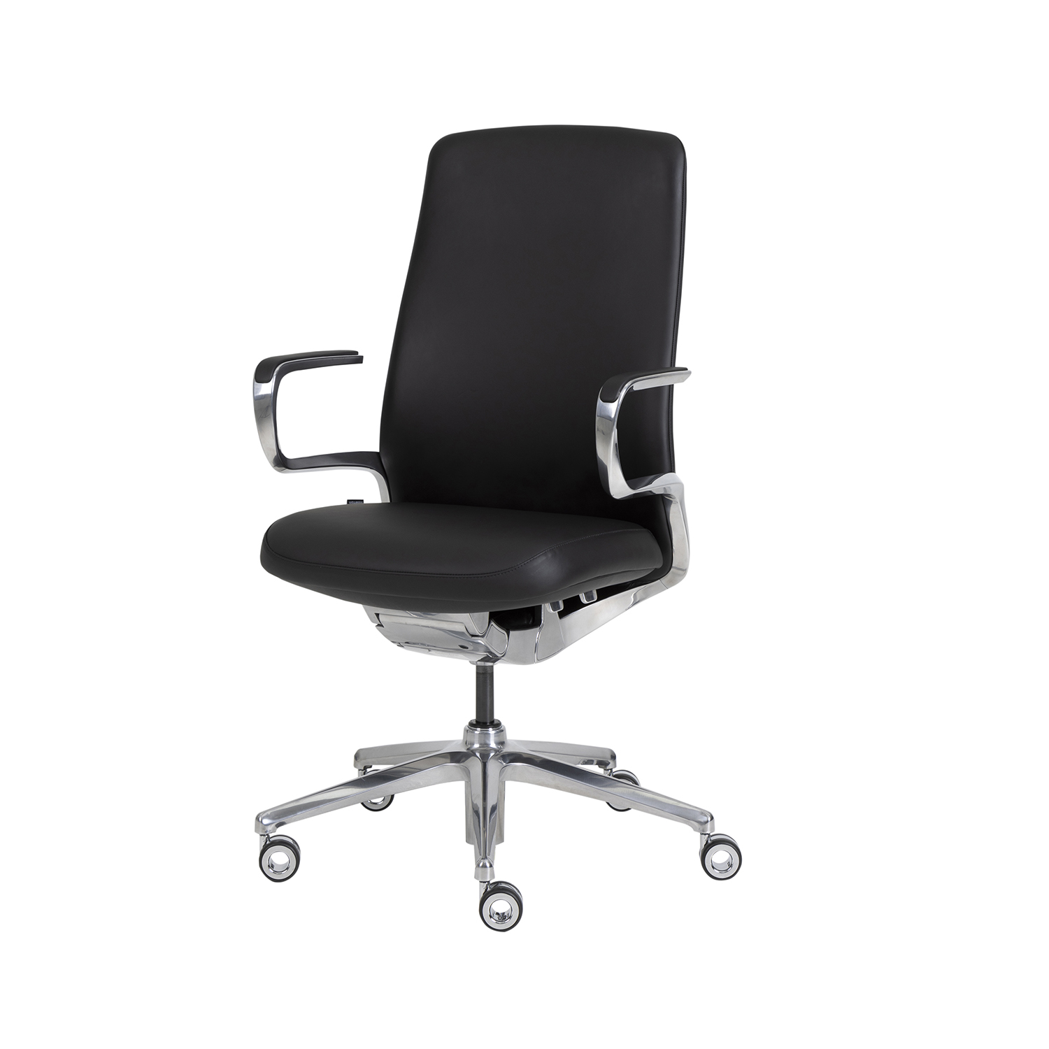 เก้าอี้ผู้บริหาร รุ่น LELLA หุ้มหนังแท้ พนักพิงกลาง | Modernform