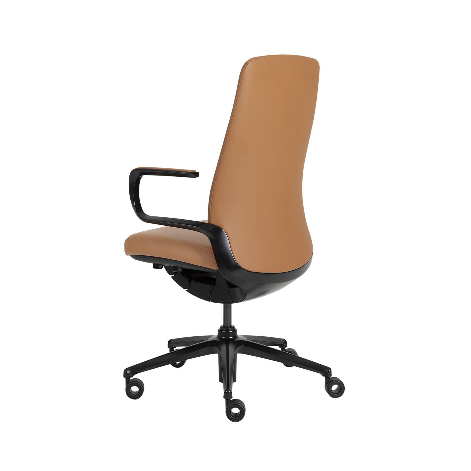 เก้าอี้ผู้บริหาร รุ่น LELLA หุ้มหนังแท้ พนักพิงกลาง | Modernform